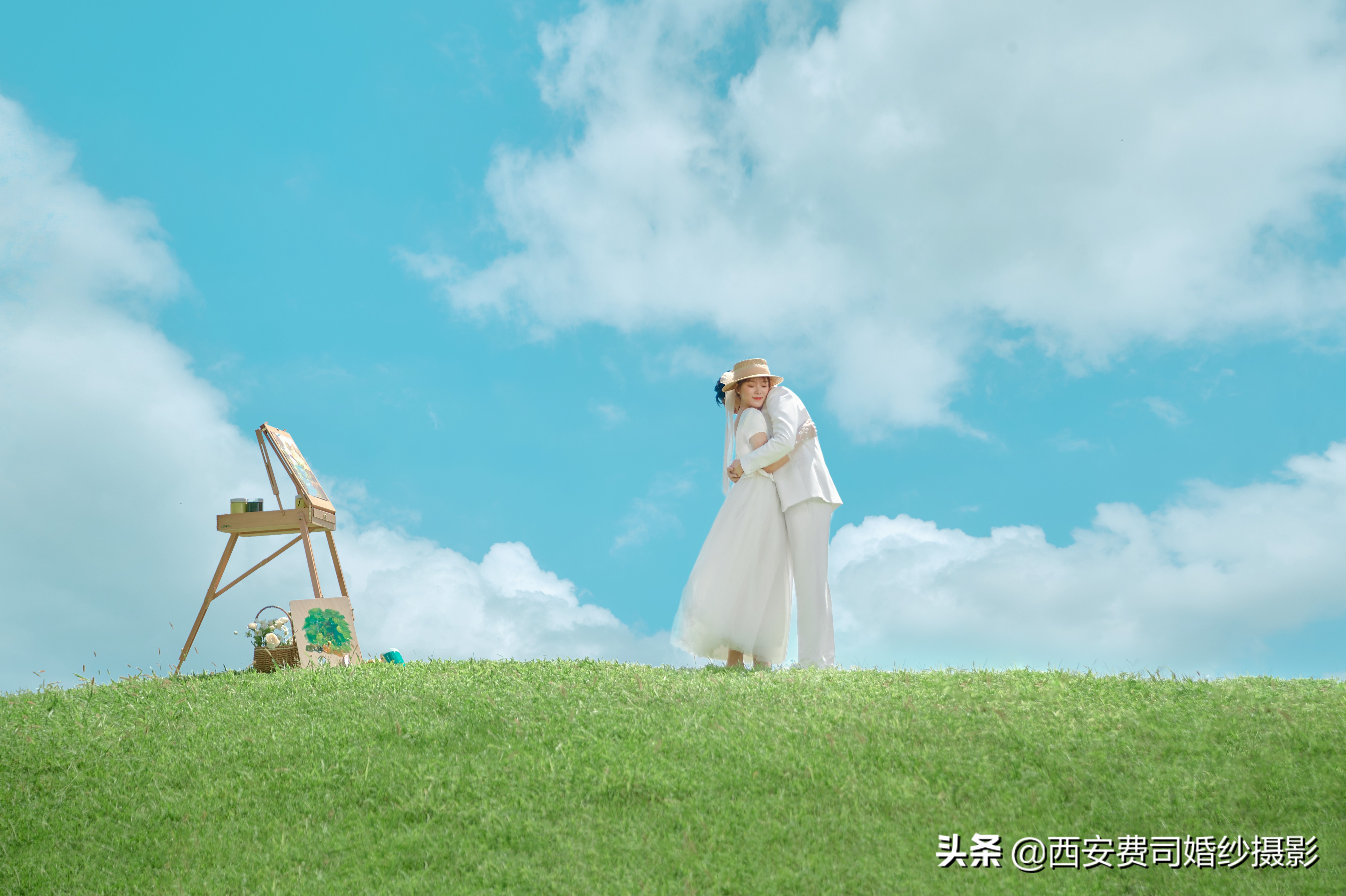 The same wedding photo of "The Wind Rises" was taken in Xi'an ...