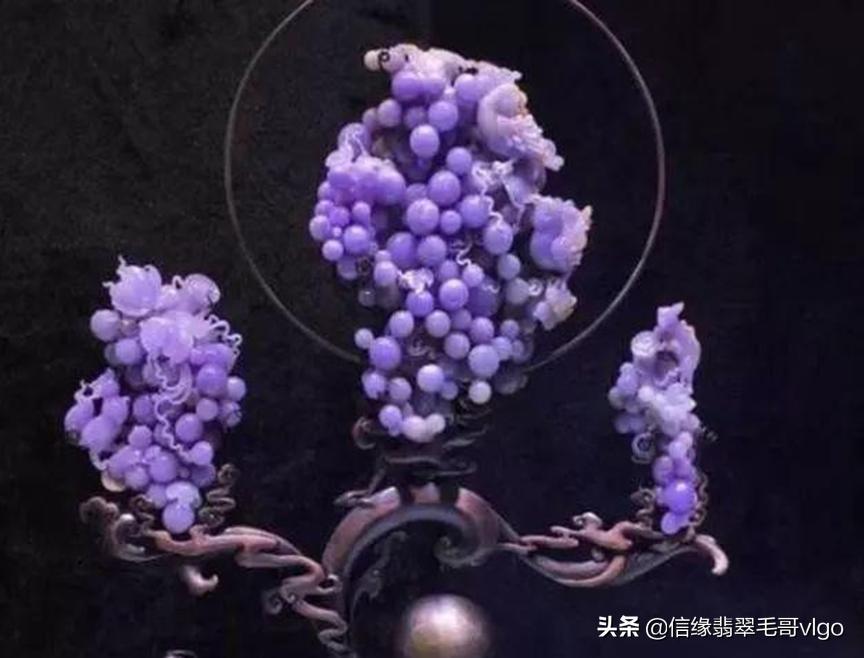 A bunch of emerald grapes, worth 18 million, ordinary people can only ...