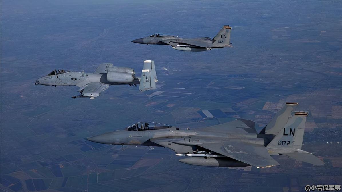 The U.S. fighter plane is simply embarrassing, with large areas of rust ...