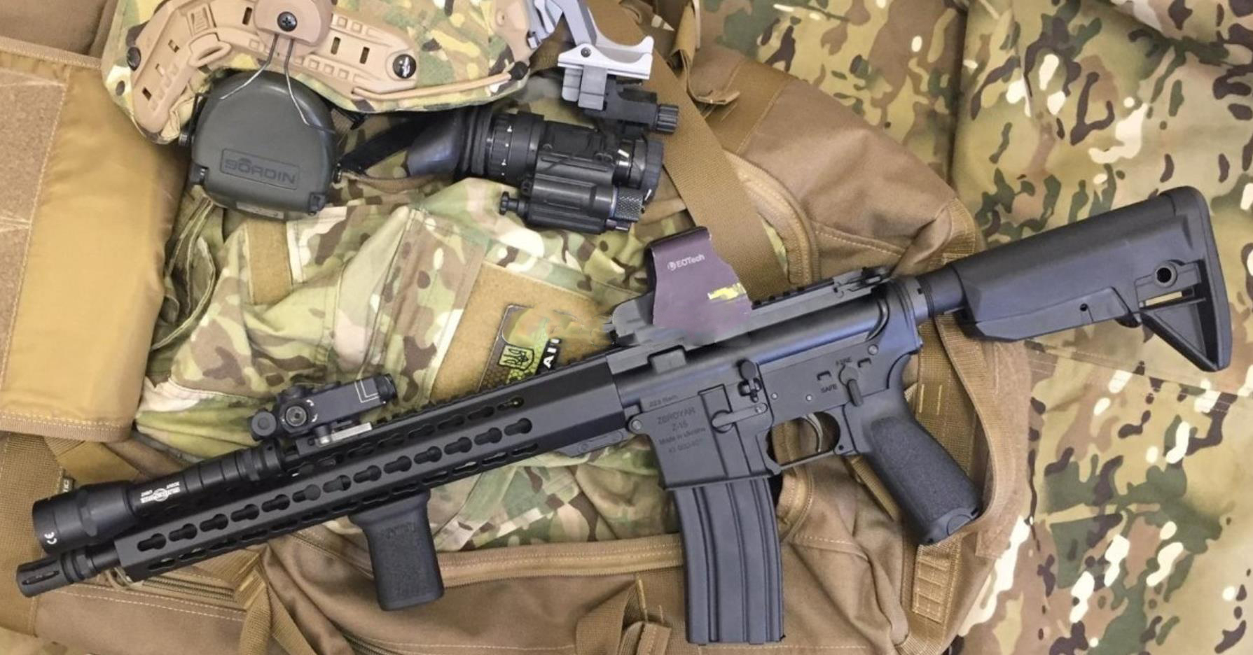 Common equipment of the 73rd Ukrainian Naval Special Operations Unit ...