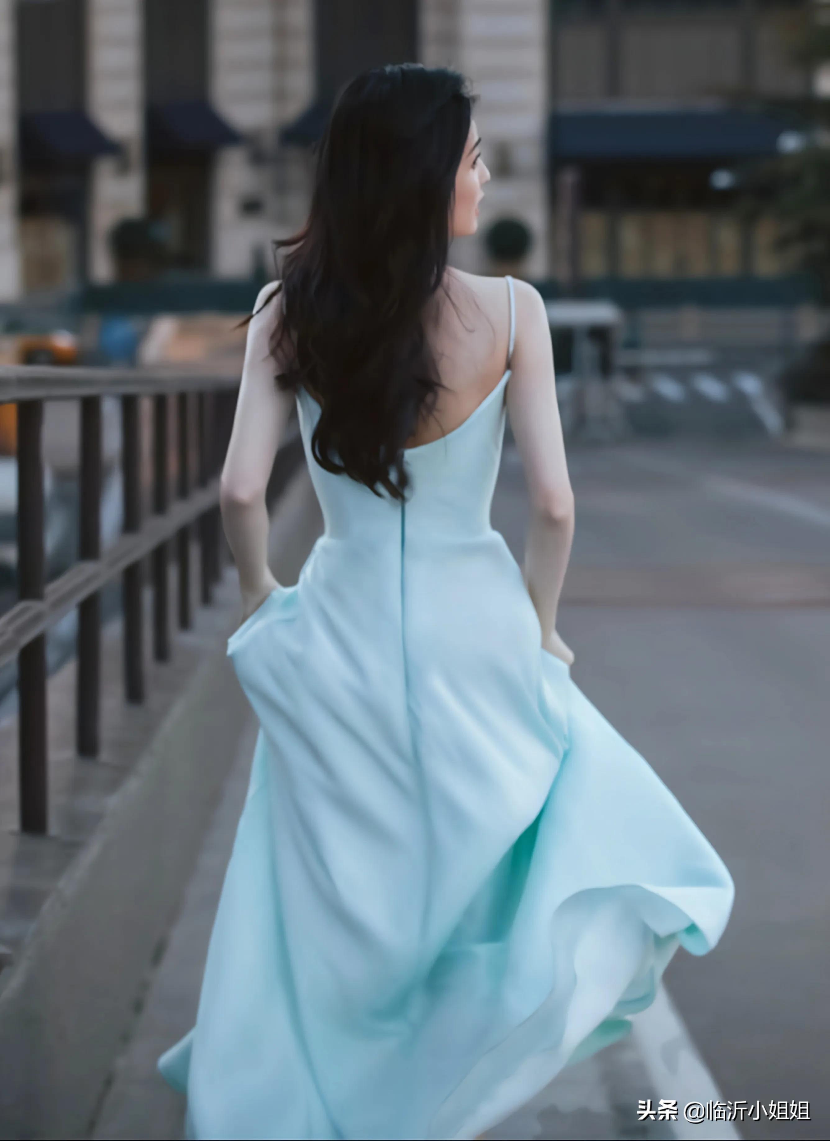 Bailu, a model-born goddess of temperament, with a fresh and pretty ...