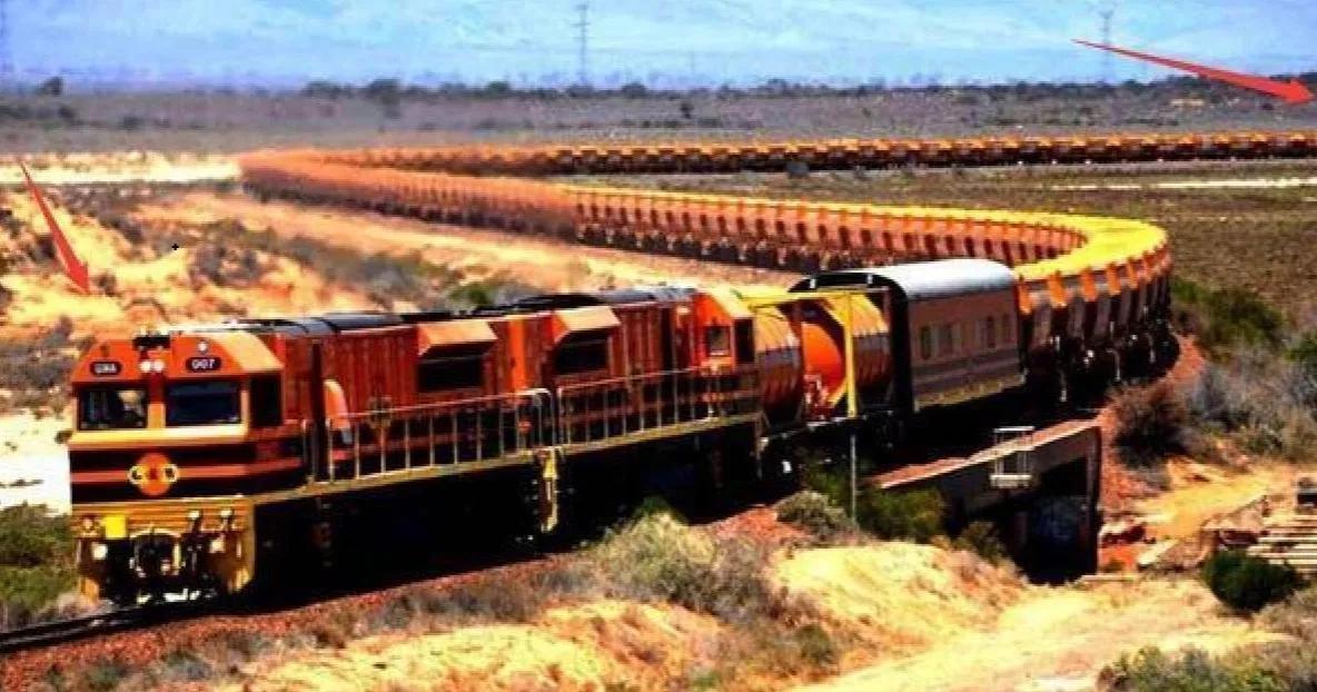 The longest train in the world: 7353 meters, 682 sections and 8 ...