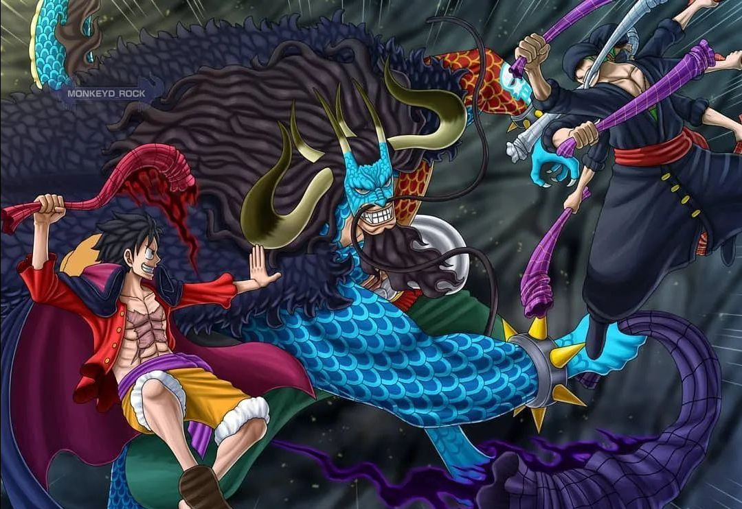One Piece Official Information: Kaido's fish and fish fruit appearance ...