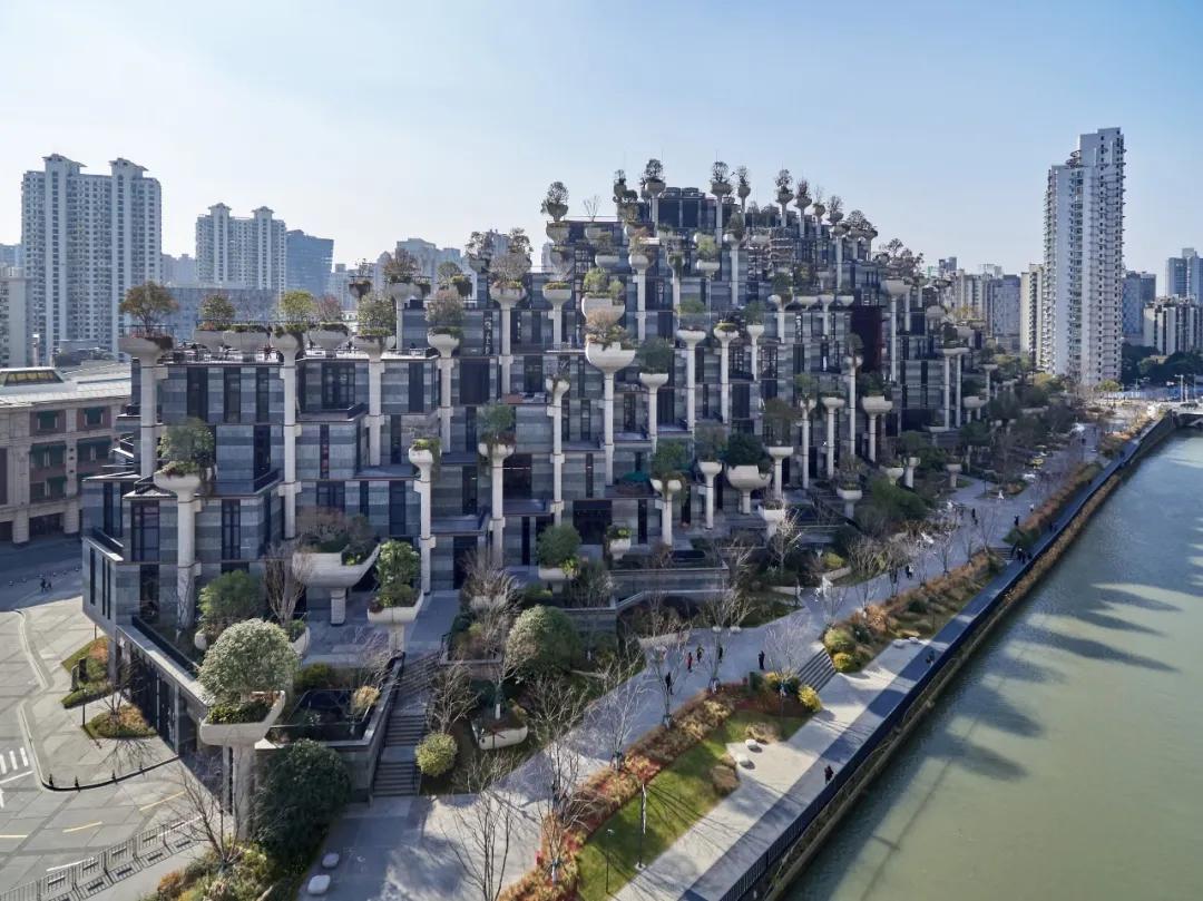 Shanghai's new landmark 'Tian'an Thousand Trees', what other structural ...