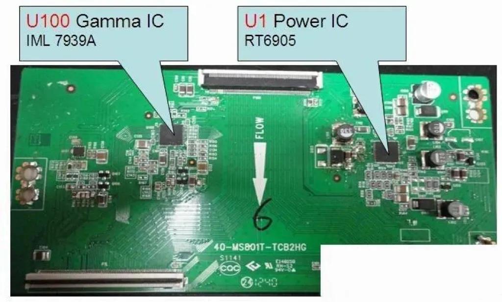 The method of modifying screen parameters for TCL MS801 core faulty screen, black screen, and ...