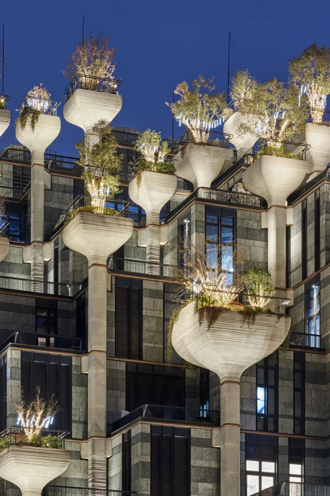 Shanghai's new landmark 'Tian'an Thousand Trees', what other structural ...