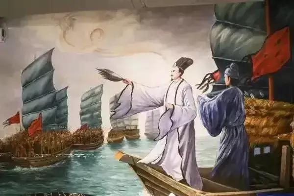 "Borrowing Arrows on a Straw Boat" in the official history is very ...