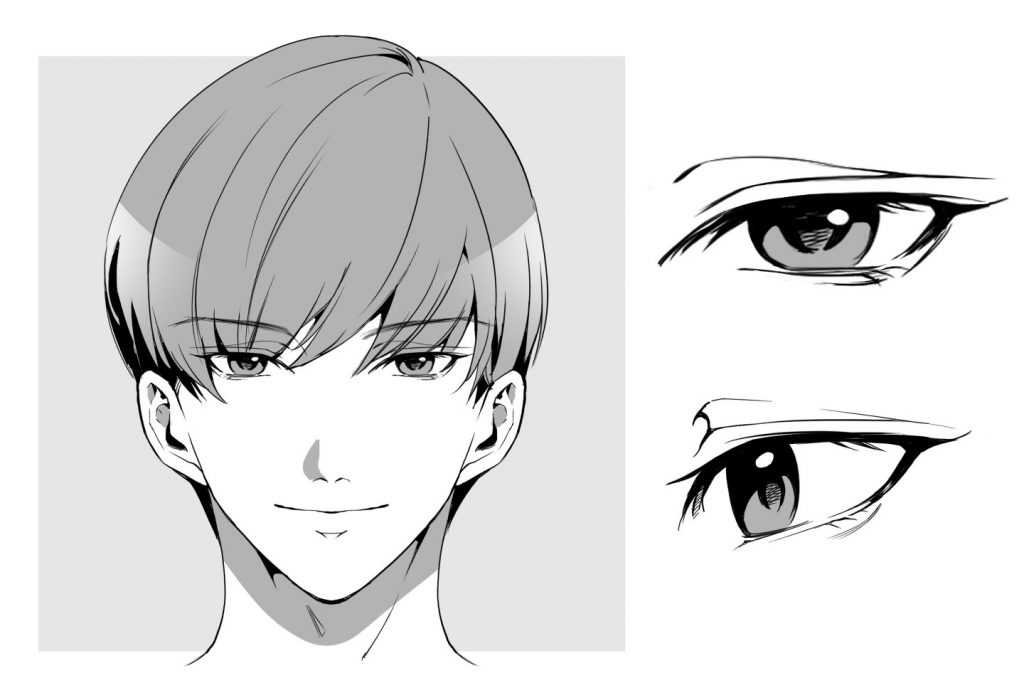 How to draw anime characters with closed eyelashes?Impressive ...