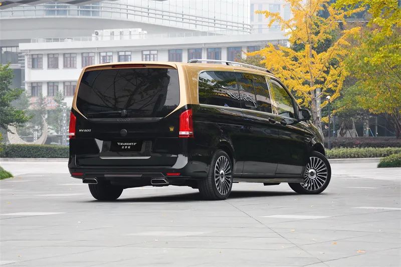 The "New King" of MPV Beyond Alpha—Mansory MV600 Honorary Gold Real ...