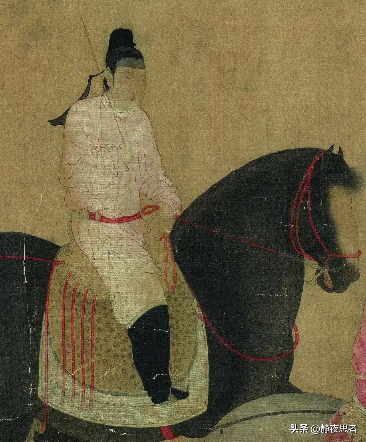 Chinese painting (Tang Dynasty) Zhang Xuan "The Lady of Guo Guo's ...
