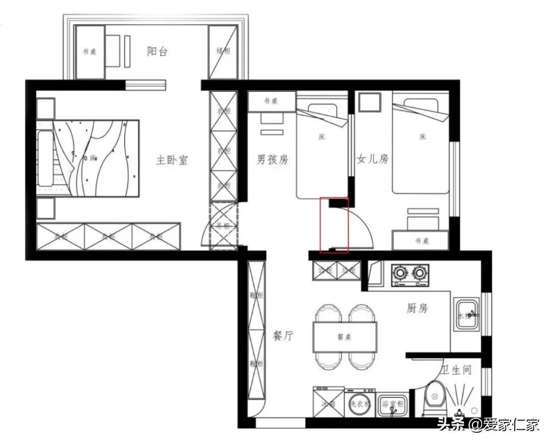 The couple renovated a 38-square-meter old and broken small, and ...