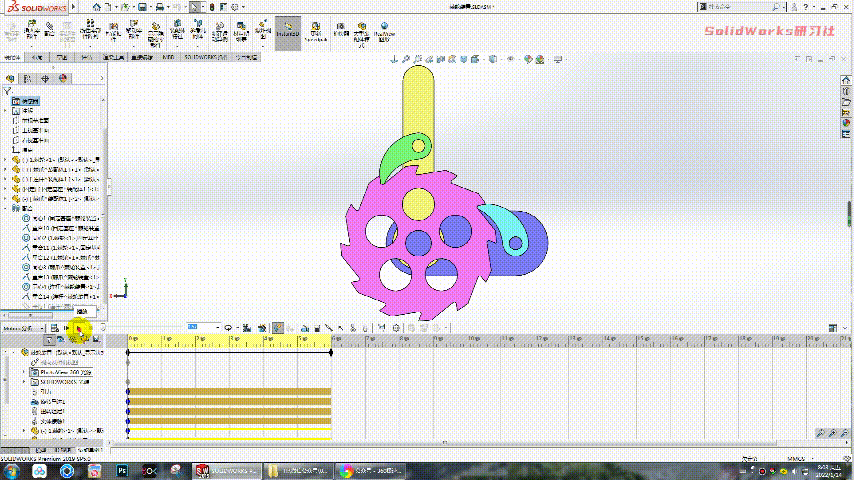 Drawing a ratchet mechanism in a SolidWorks assembly - iMedia