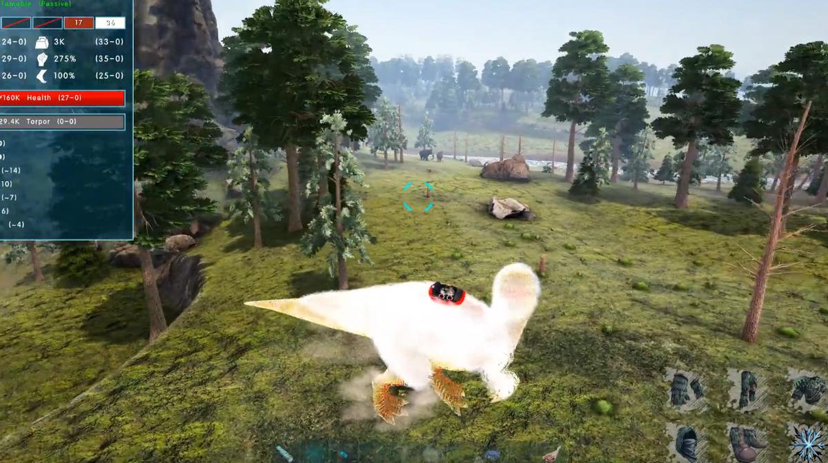 "Ark Survival Evolved" Ghost Dudu Tyrannosaurus Rex is extremely ...
