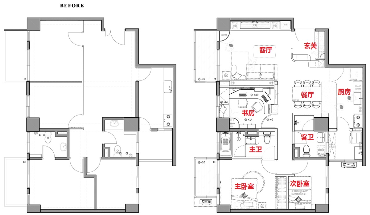 After reading this new home of 92 square meters, it is full of ...
