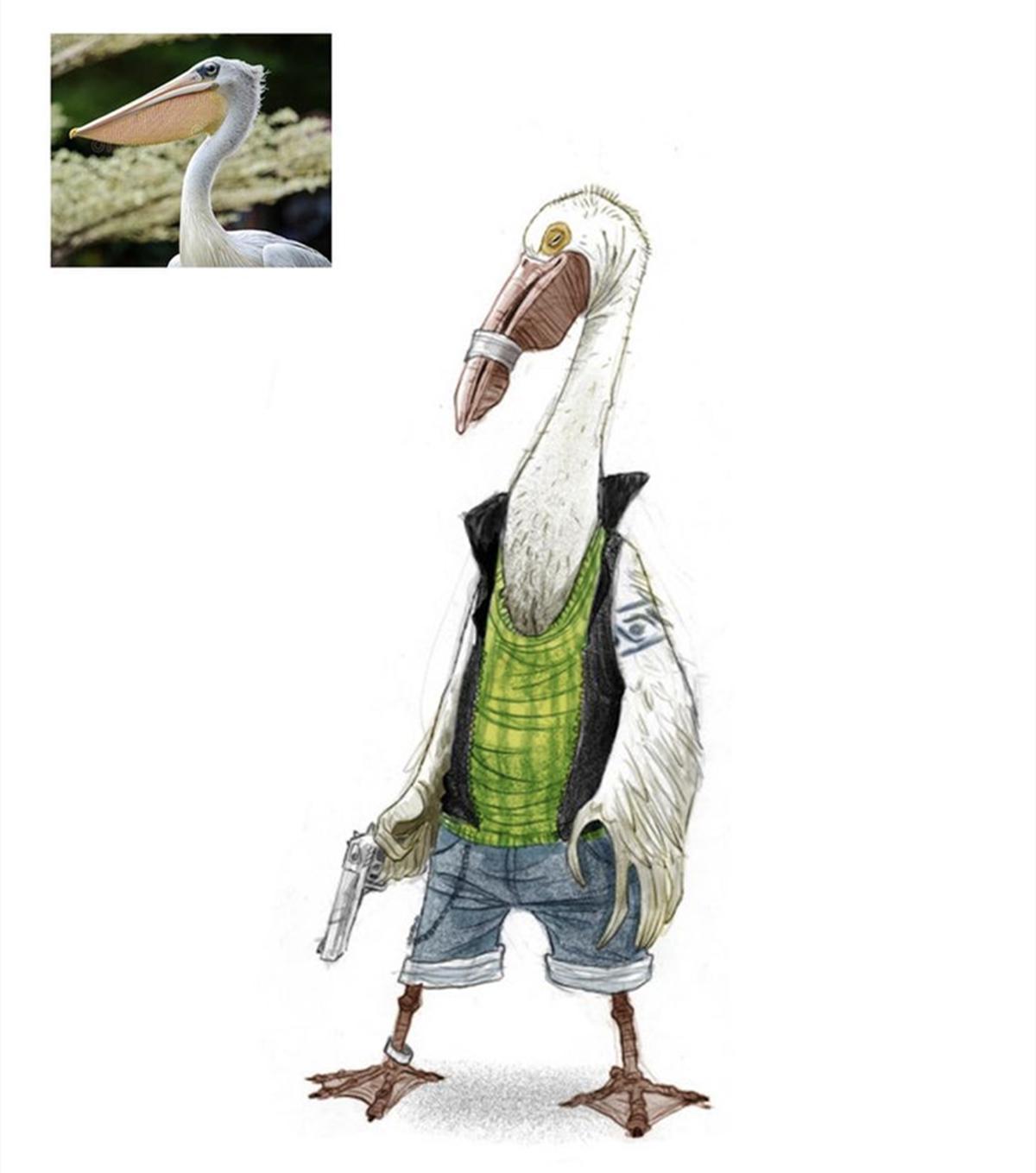 Uniquely shaped animal portraits, give play to the imagination of the ...